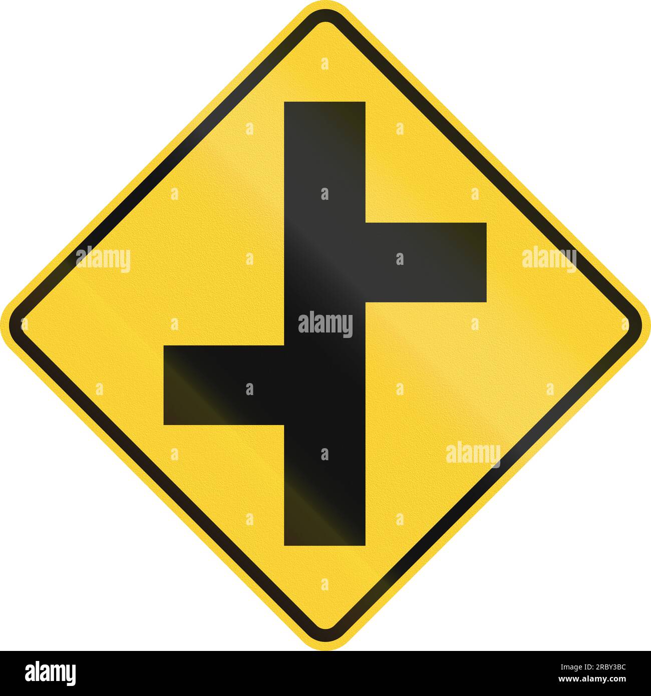 Aerial view intersection two roads hi-res stock photography and images ...