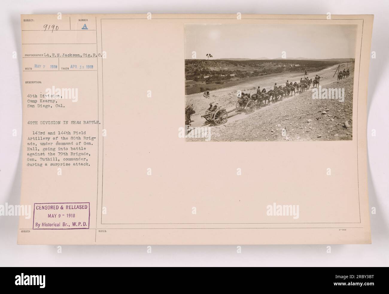 143rd infantry brigade hi-res stock photography and images - Alamy