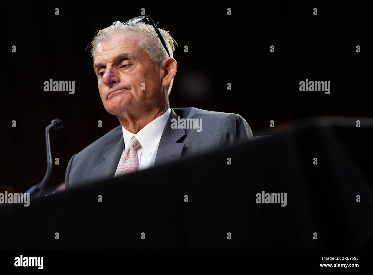 PGA Tour board member Jimmy Dunne attends a Senate Subcommittee on ...