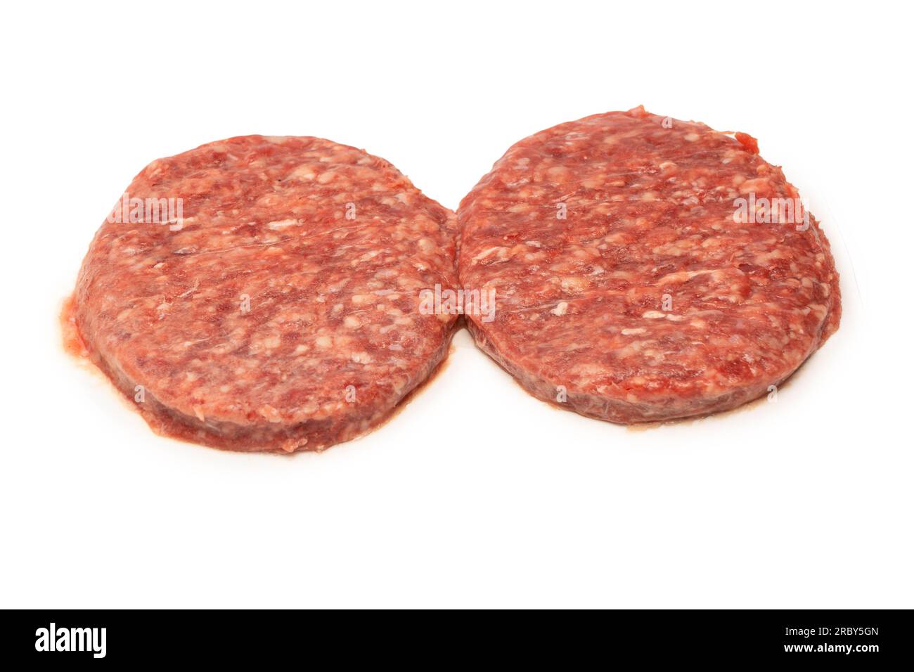 Raw minced beef isolated on a white background Stock Photo - Alamy