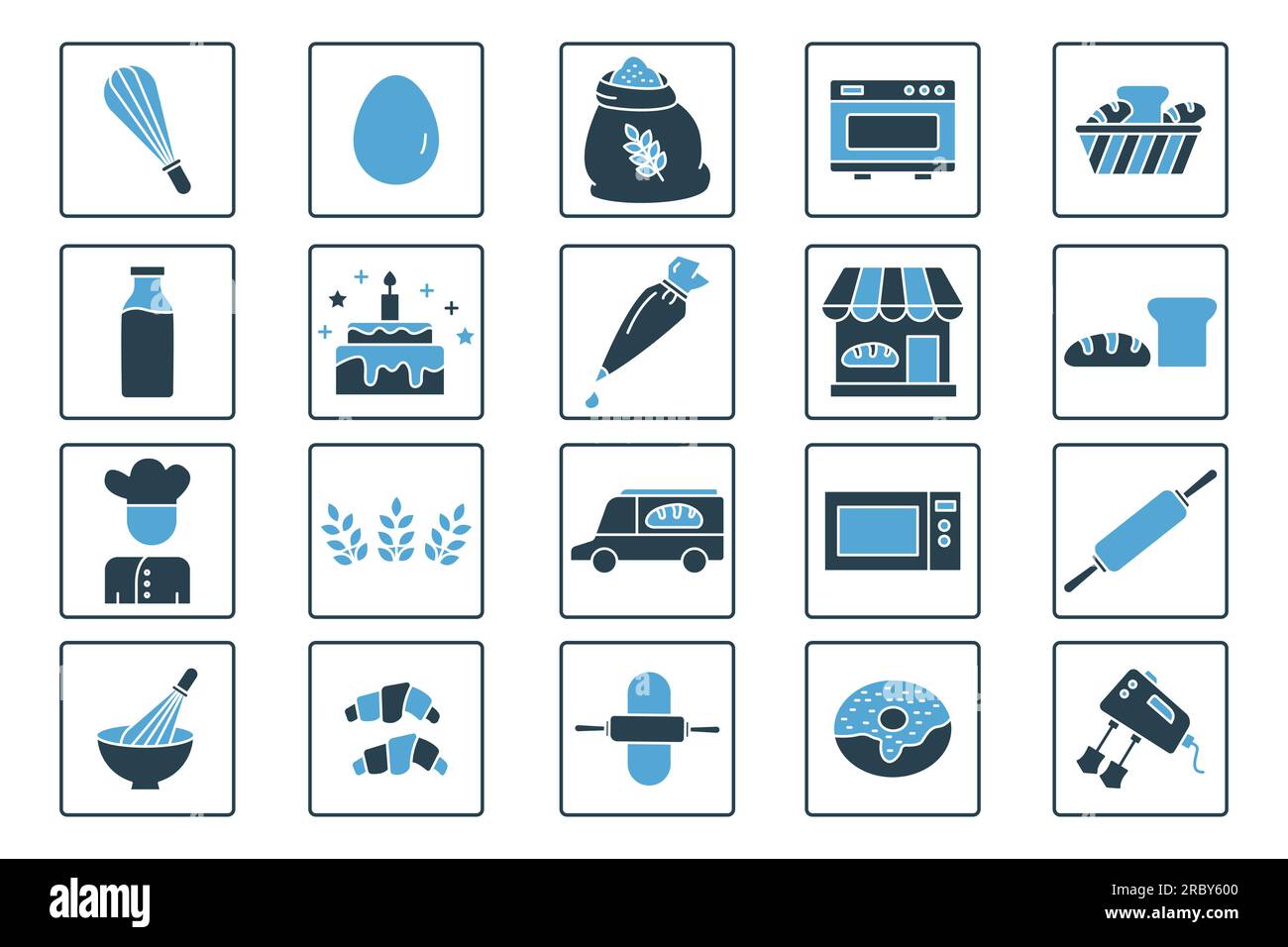 Bakery set icon. Contains element of bakery icon, whisk, oven, baker ... Bakery set icon. Contains element of bakery icon, whisk, oven, baker ...
