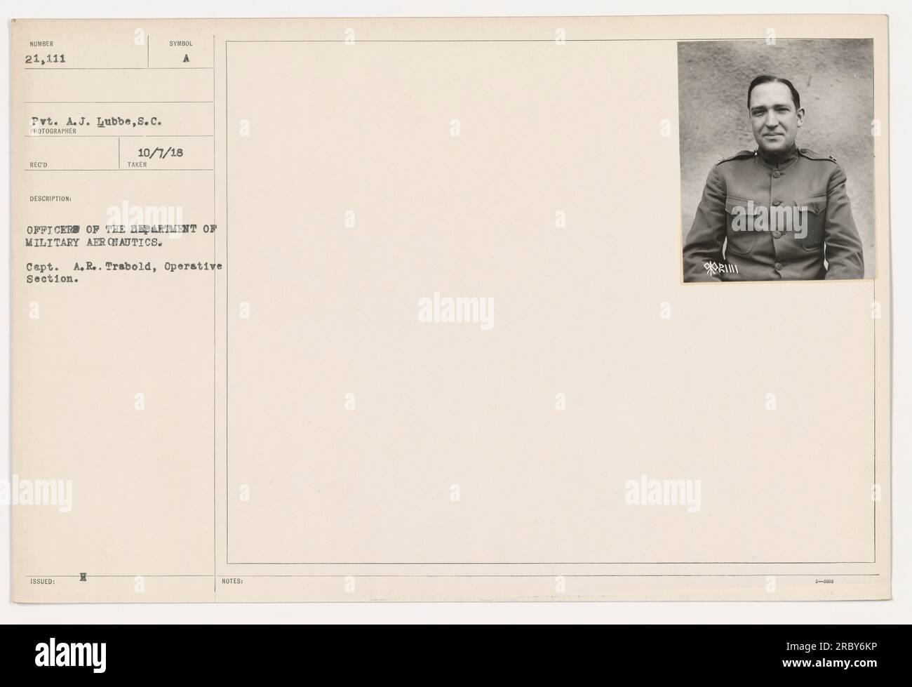 Pvt r r trabold hi-res stock photography and images - Alamy