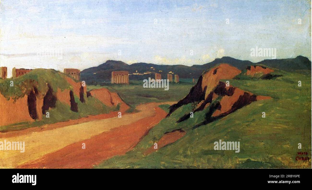 Landscape in the roman campagna hi-res stock photography and images - Alamy