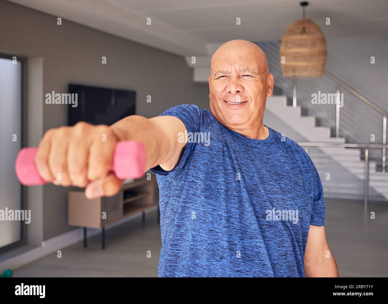 Strong old man weight hi-res stock photography and images - Alamy
