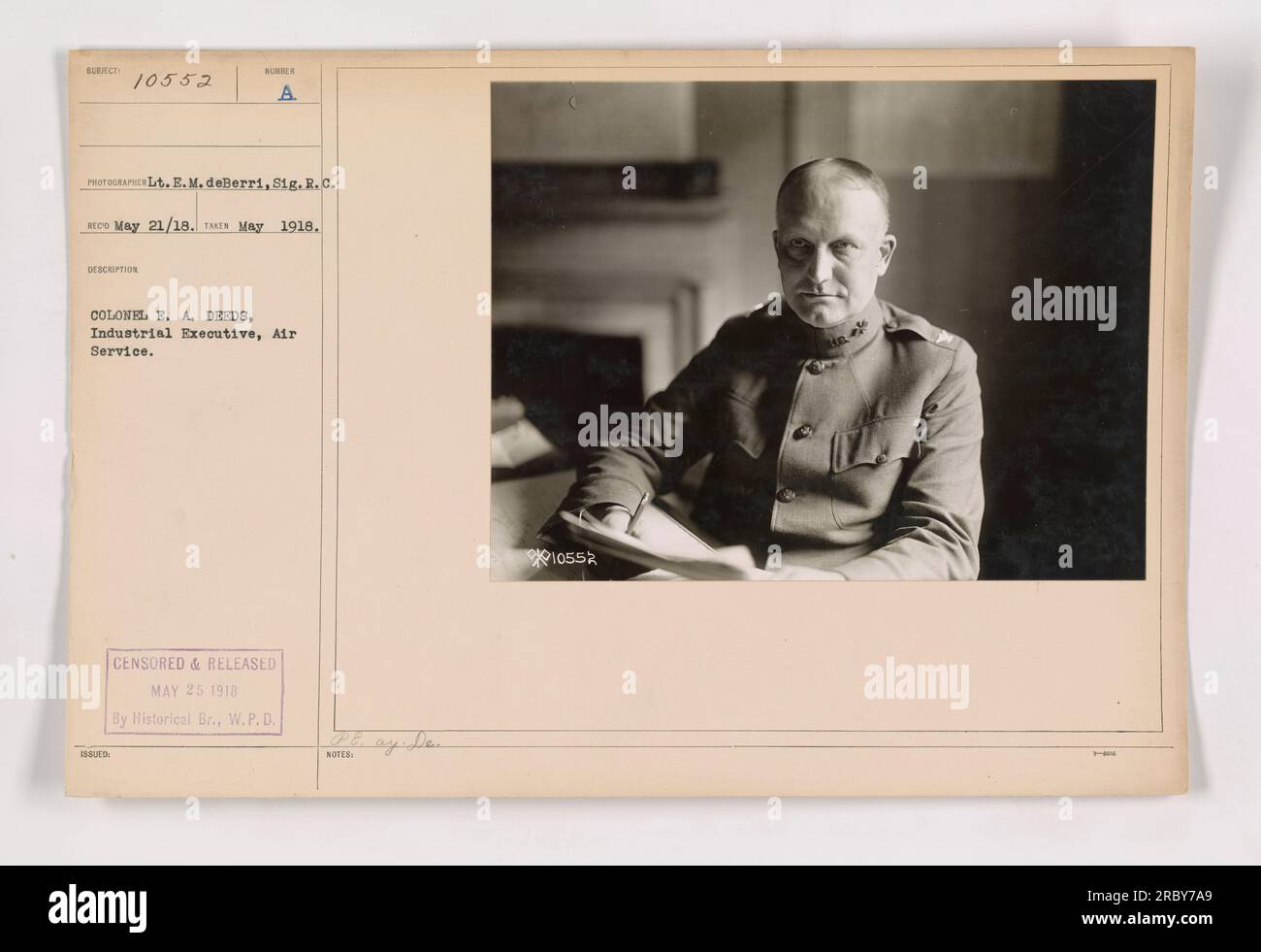 Colonel e a deeds hi-res stock photography and images - Alamy