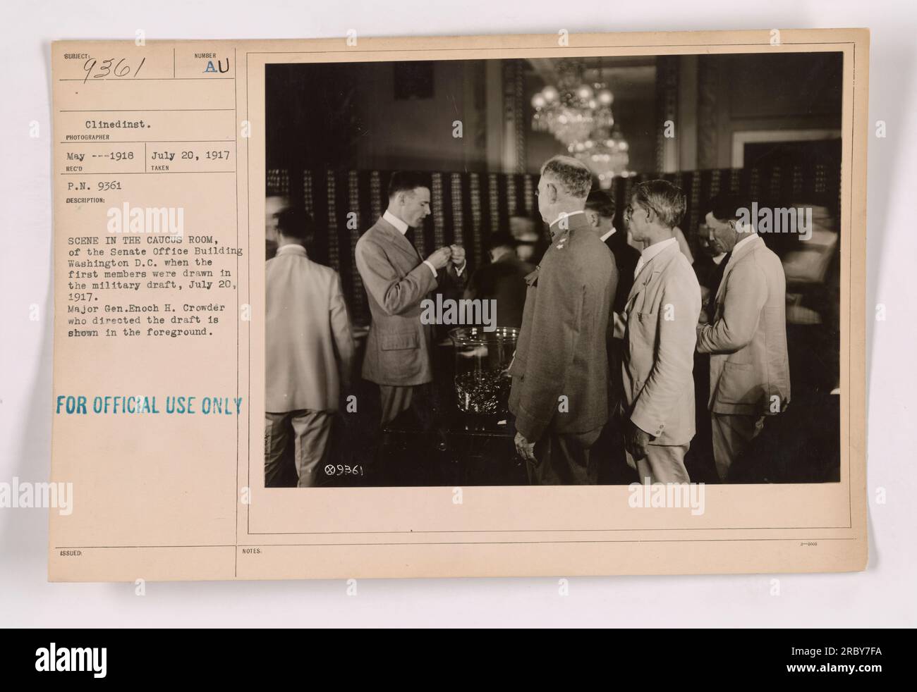 Major gen enoch h crowder hi-res stock photography and images - Alamy