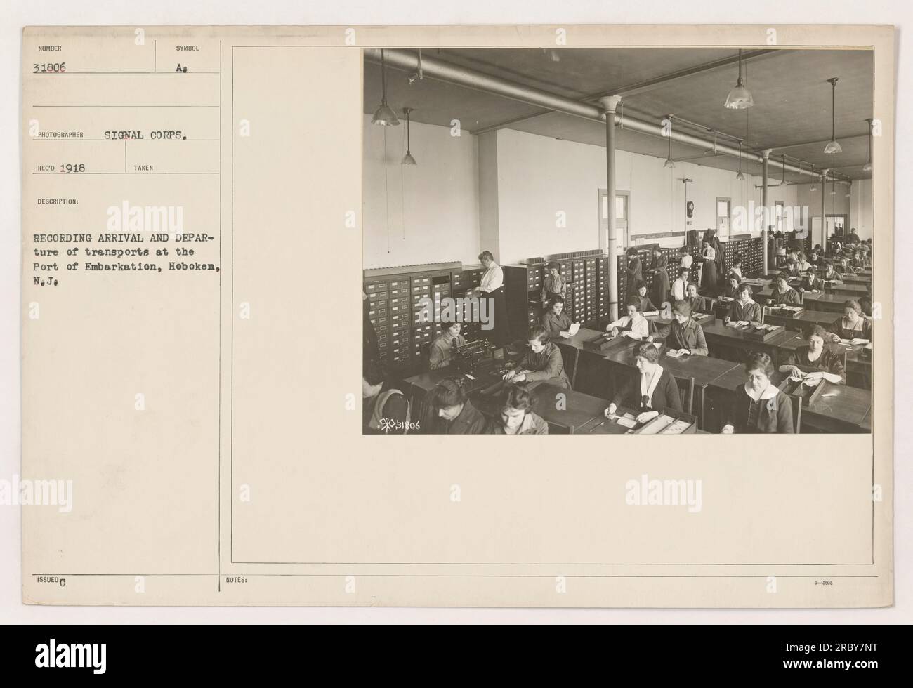 Soldiers at the Port of Embarkation in Hoboken, NJ, during World War I ...