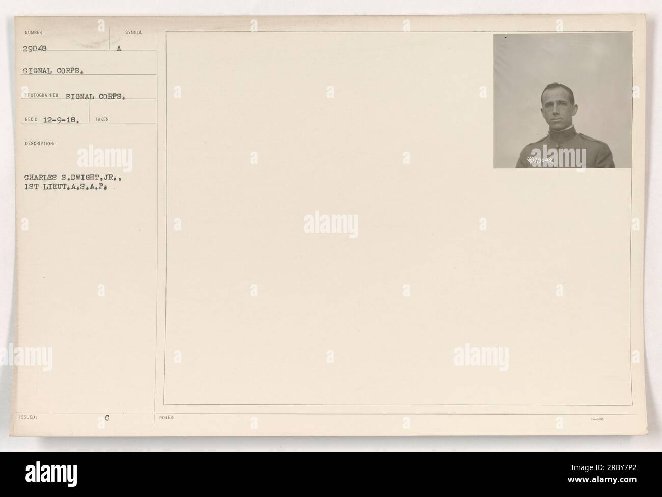 Charles s dwight jr uniform hi-res stock photography and images - Alamy