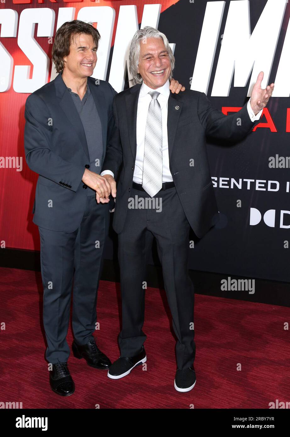 New York City, USA. 10th July, 2023. Tom Cruise and Tony Danza ...