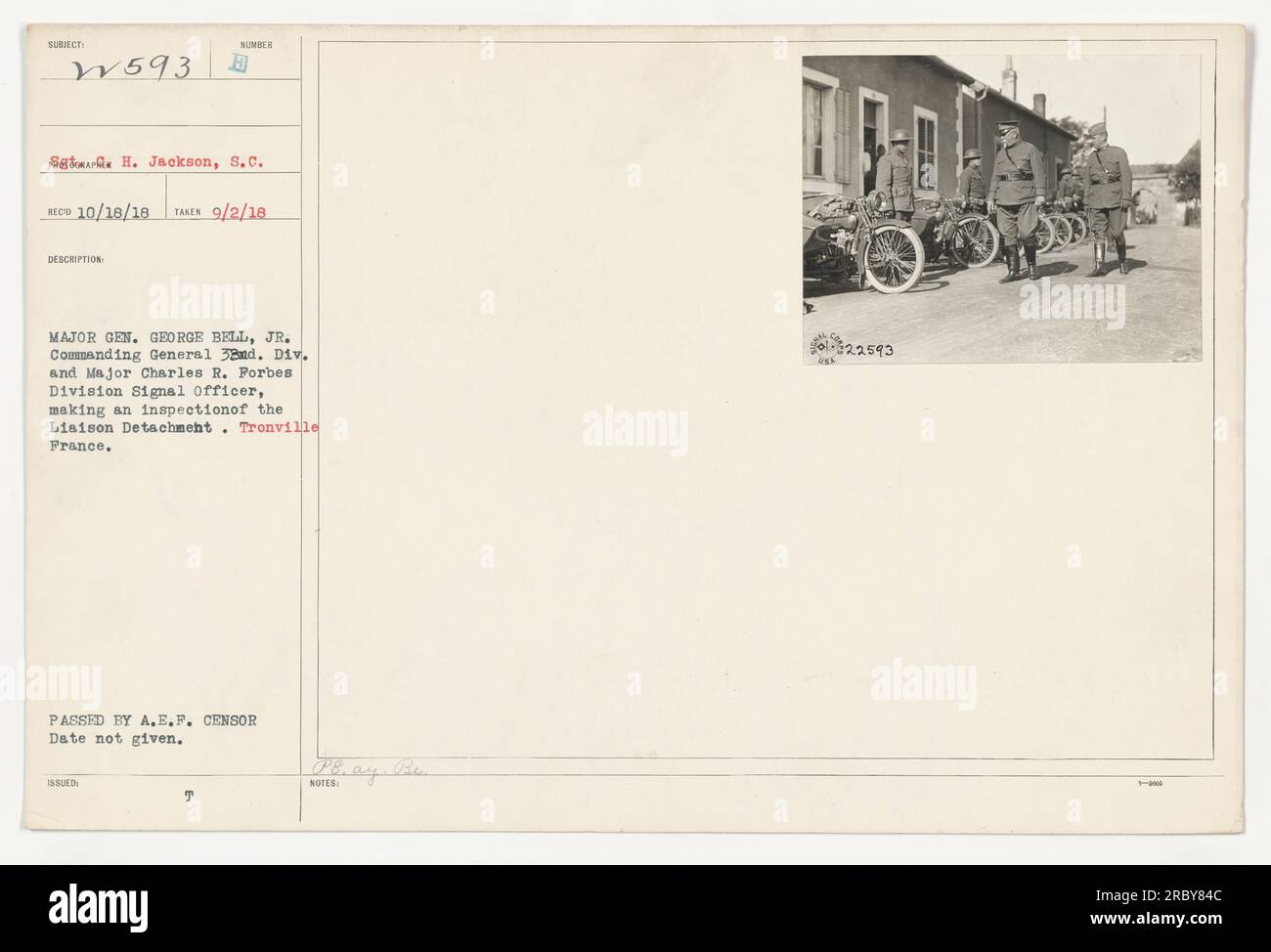 Major gen george bell jr hi-res stock photography and images - Alamy