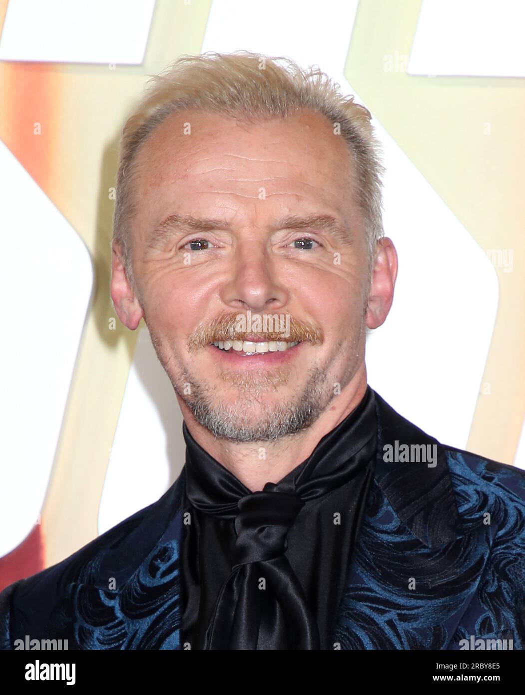 New York City, USA. 10th July, 2023. Simon Pegg attending the 'Mission ...