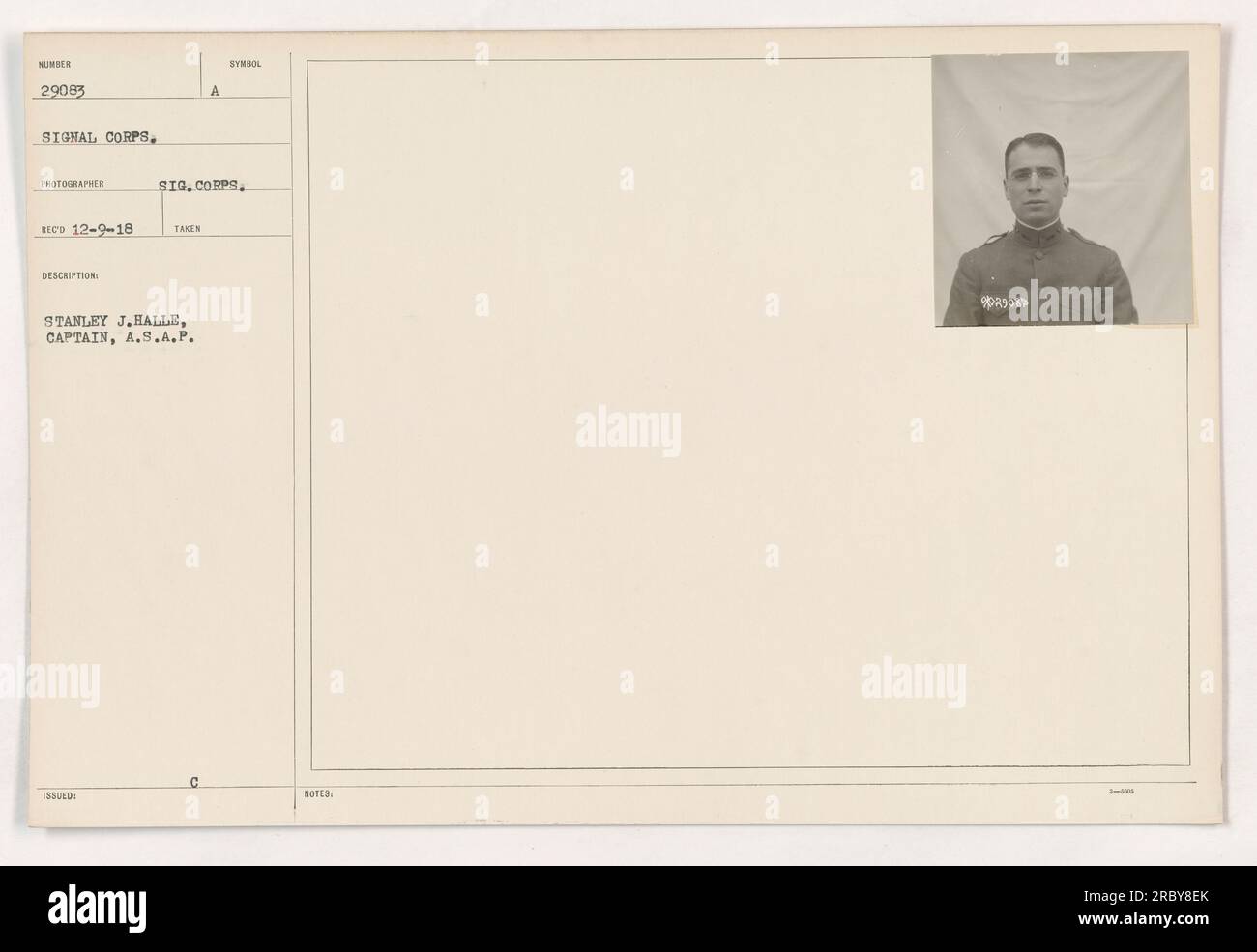 Image caption: A photograph taken on December 9, 1918, by Captain ...