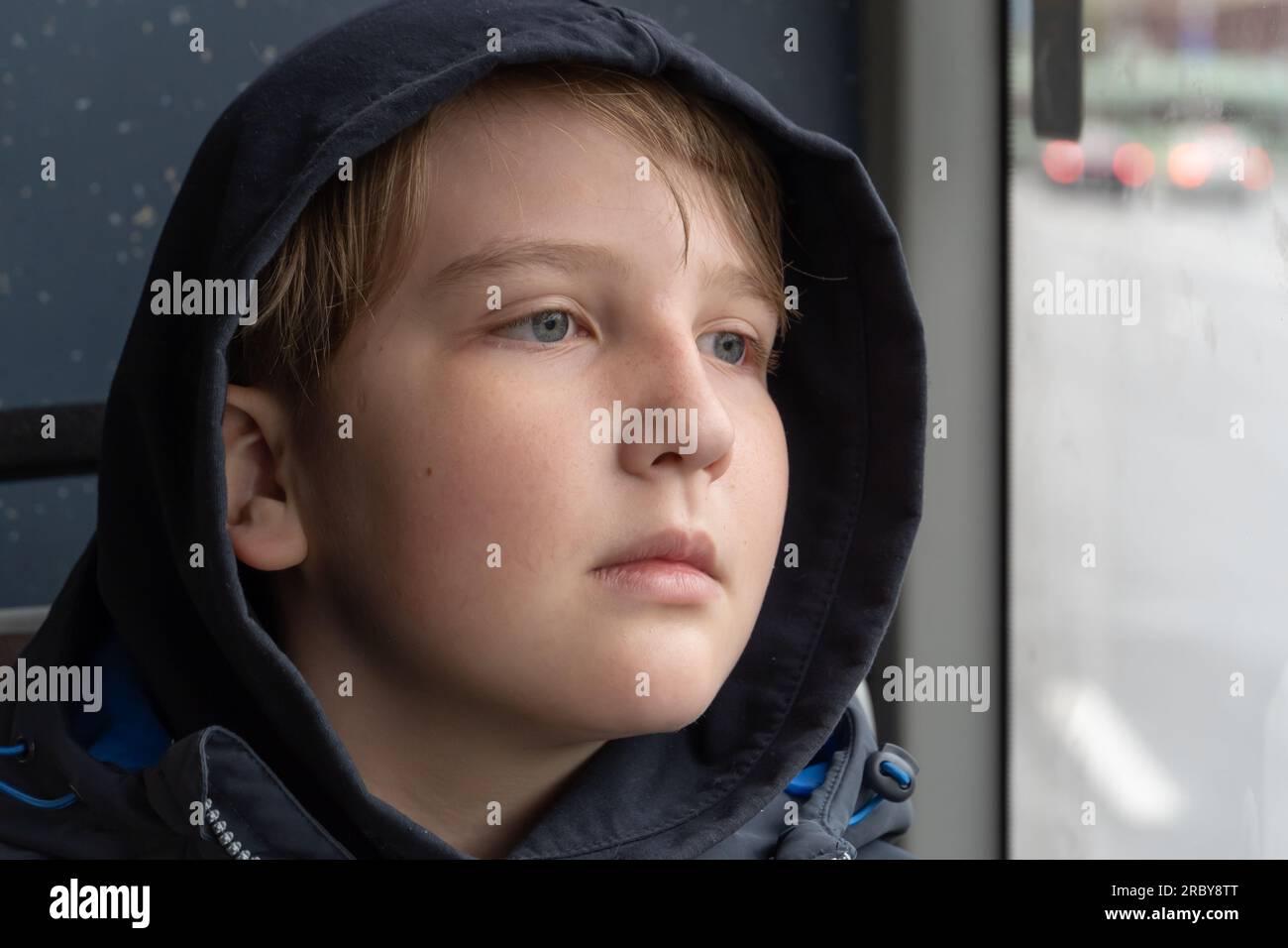 Happy old people on bus hi-res stock photography and images - Alamy