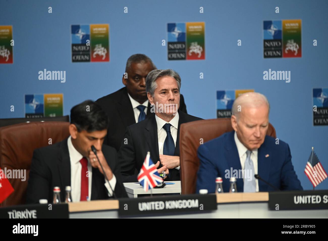 Vilnius, Lithuania. 11th July, 2023. Nato Public Forum 2023 at the ...