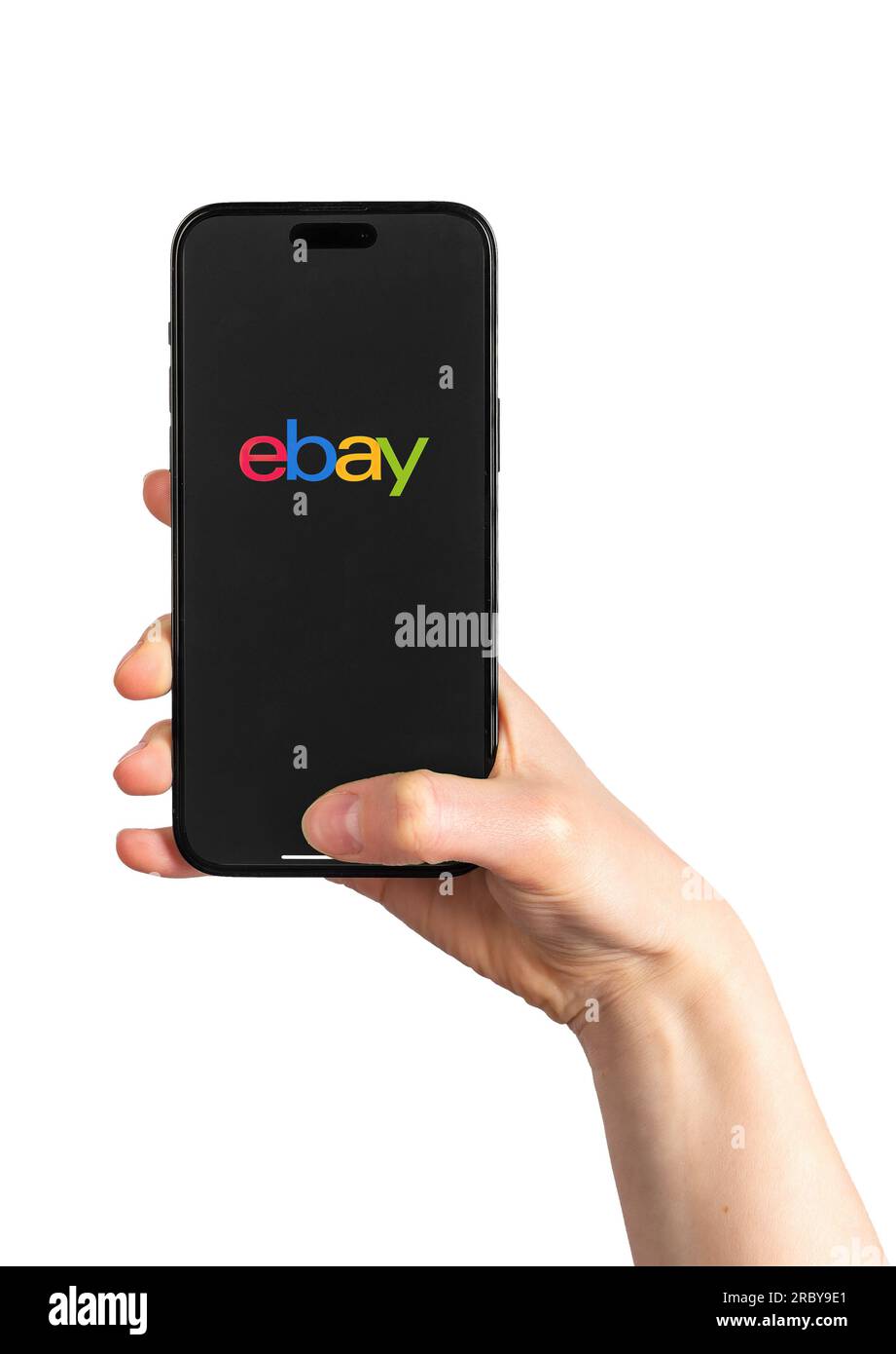 Ebay app phone hi-res stock photography and images - Alamy