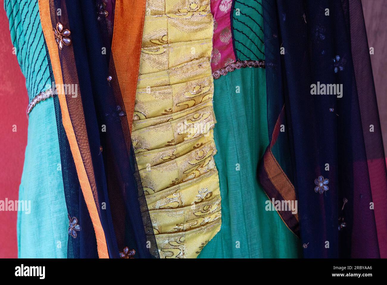 Traditional pakistani fabrics hi-res stock photography and images - Alamy