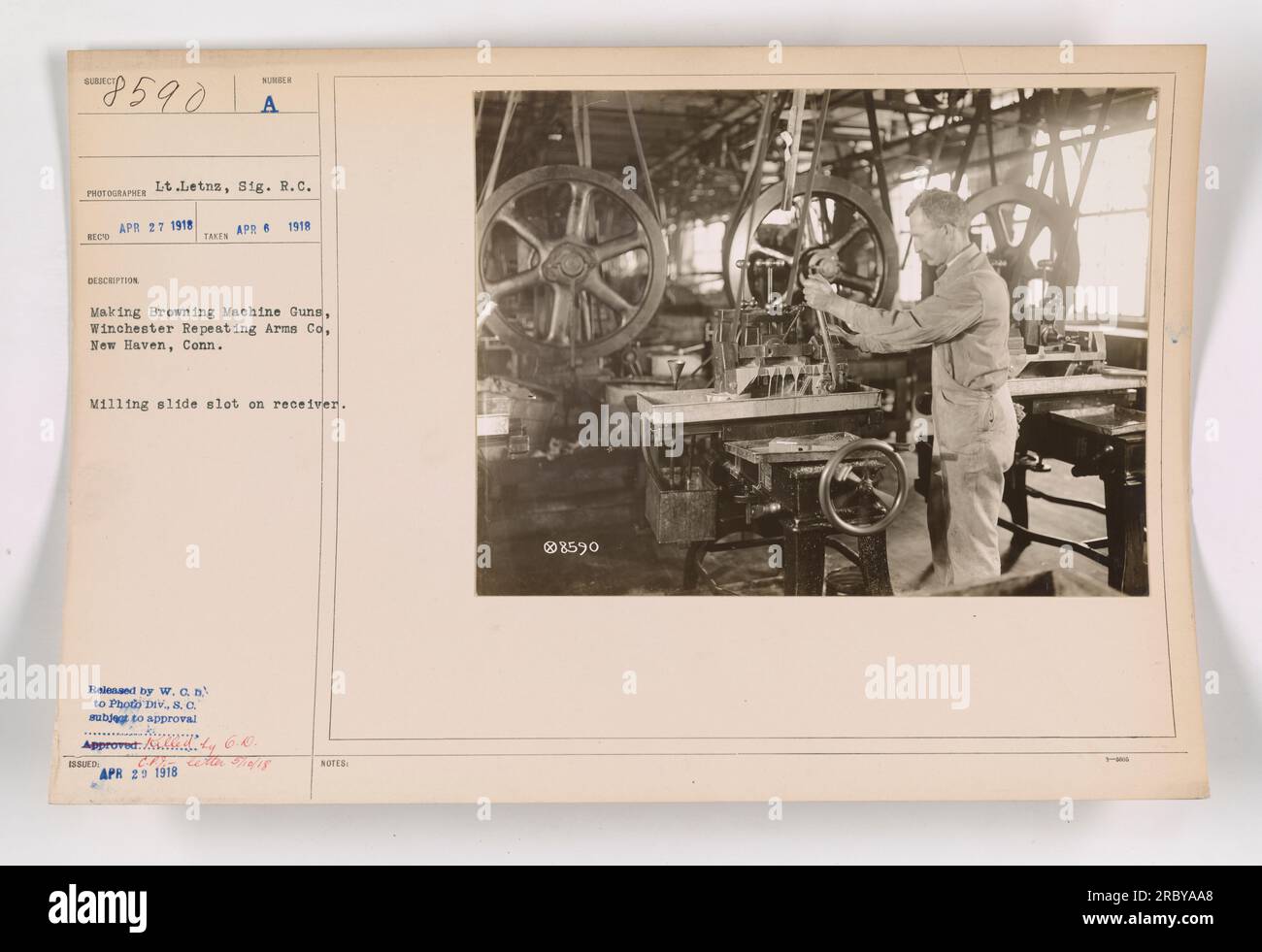 Browning machine gun production hi-res stock photography and images - Alamy