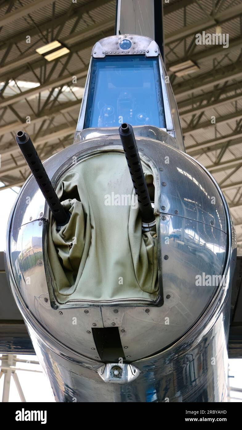 Tail gunner position on the USAF Boeing B-29 Superfortress T-Square 54 ...