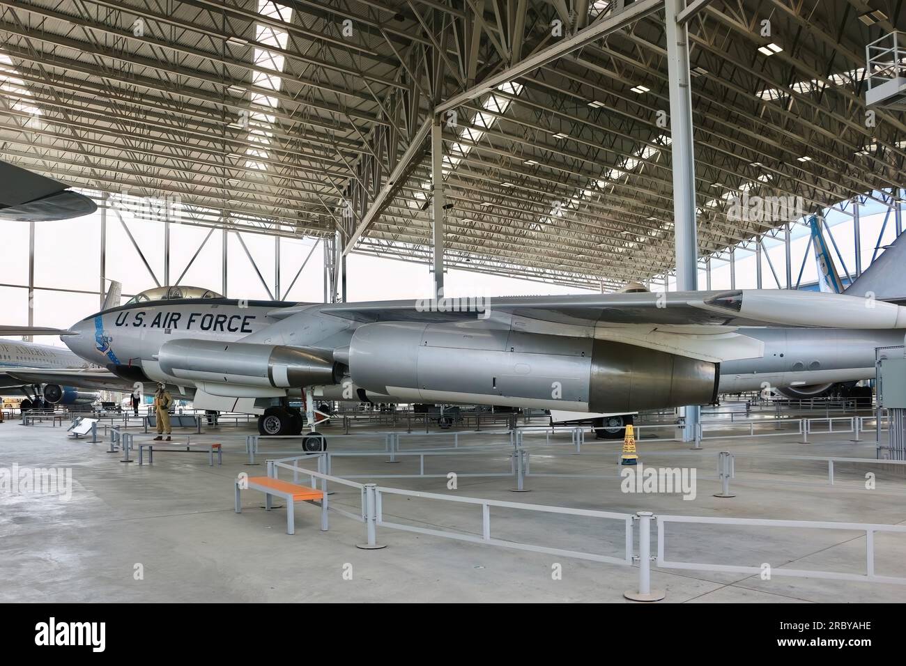 USAF Boeing WB-47E Stratojet medium bomber on display at The Museum of ...