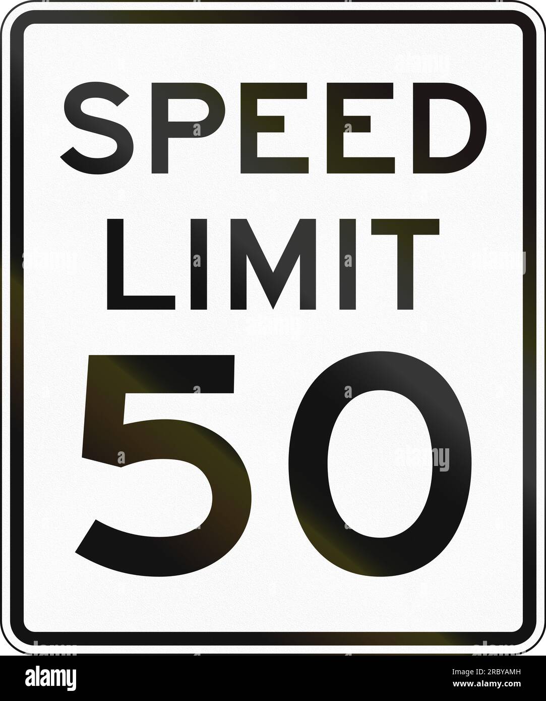 United States speed limit sign Stock Photo - Alamy