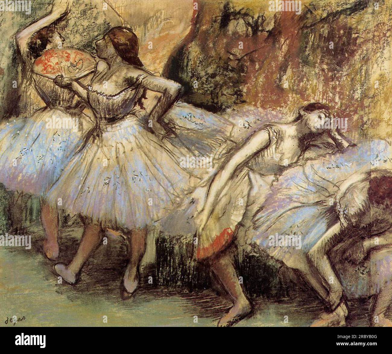 Dancers 1901 by Edgar Degas Stock Photo - Alamy