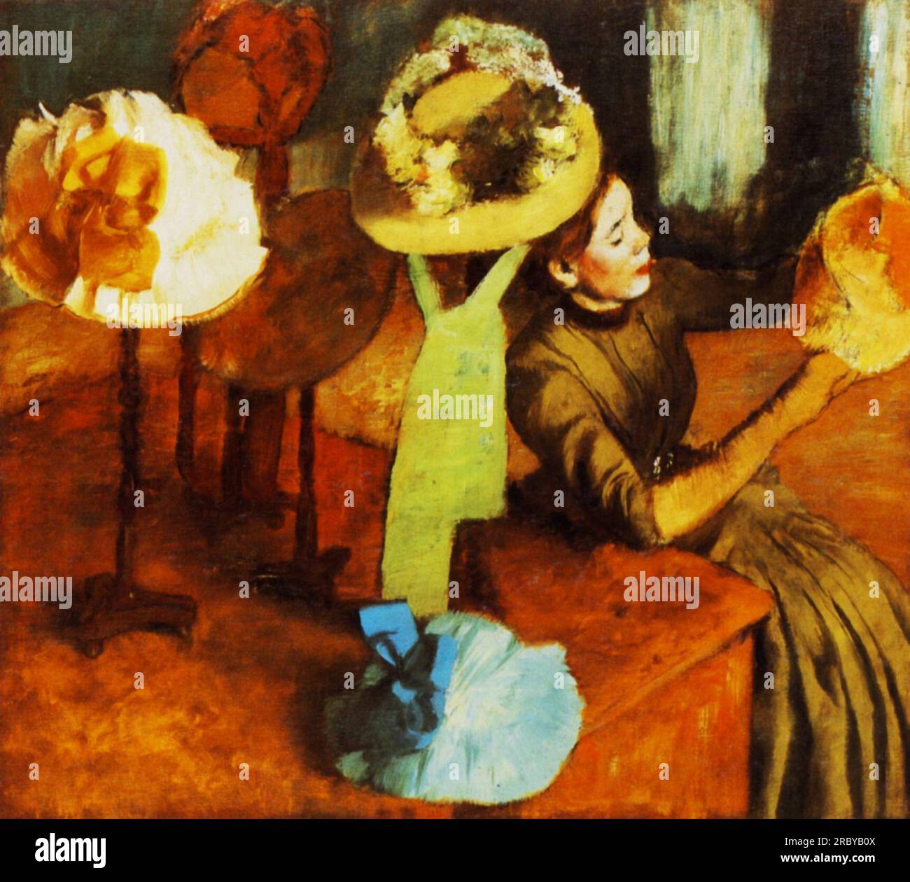 The Millinery Shop 1884 by Edgar Degas Stock Photo - Alamy