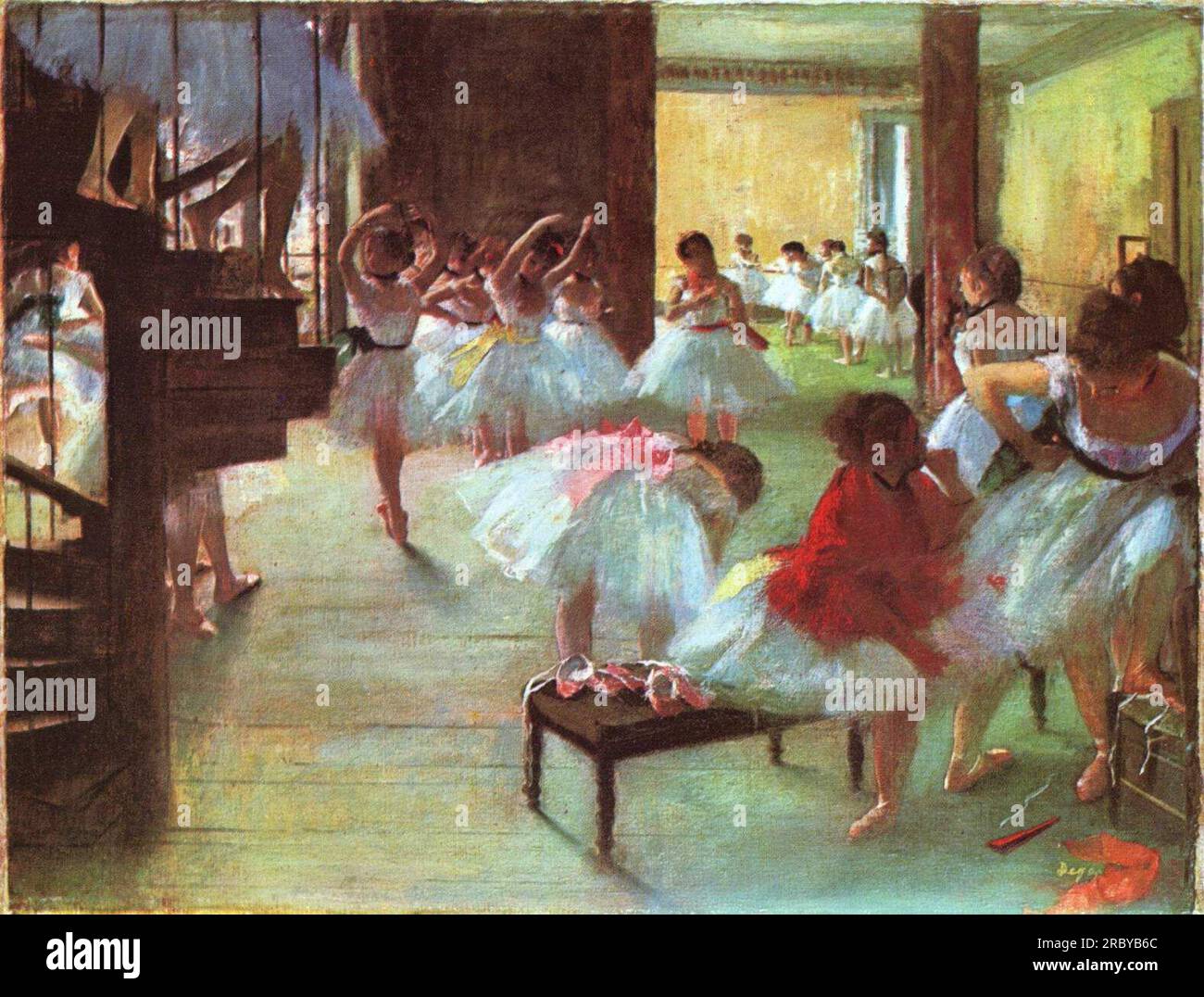 Ballet School 1873 by Edgar Degas Stock Photo - Alamy