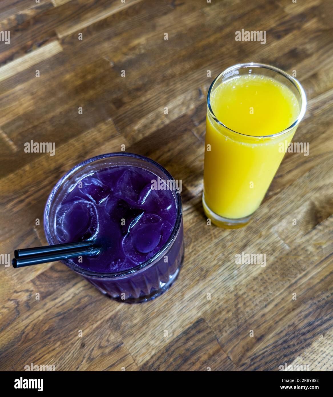 Summer cold lemonades, bright refreshing cooling iced beverages Stock ...