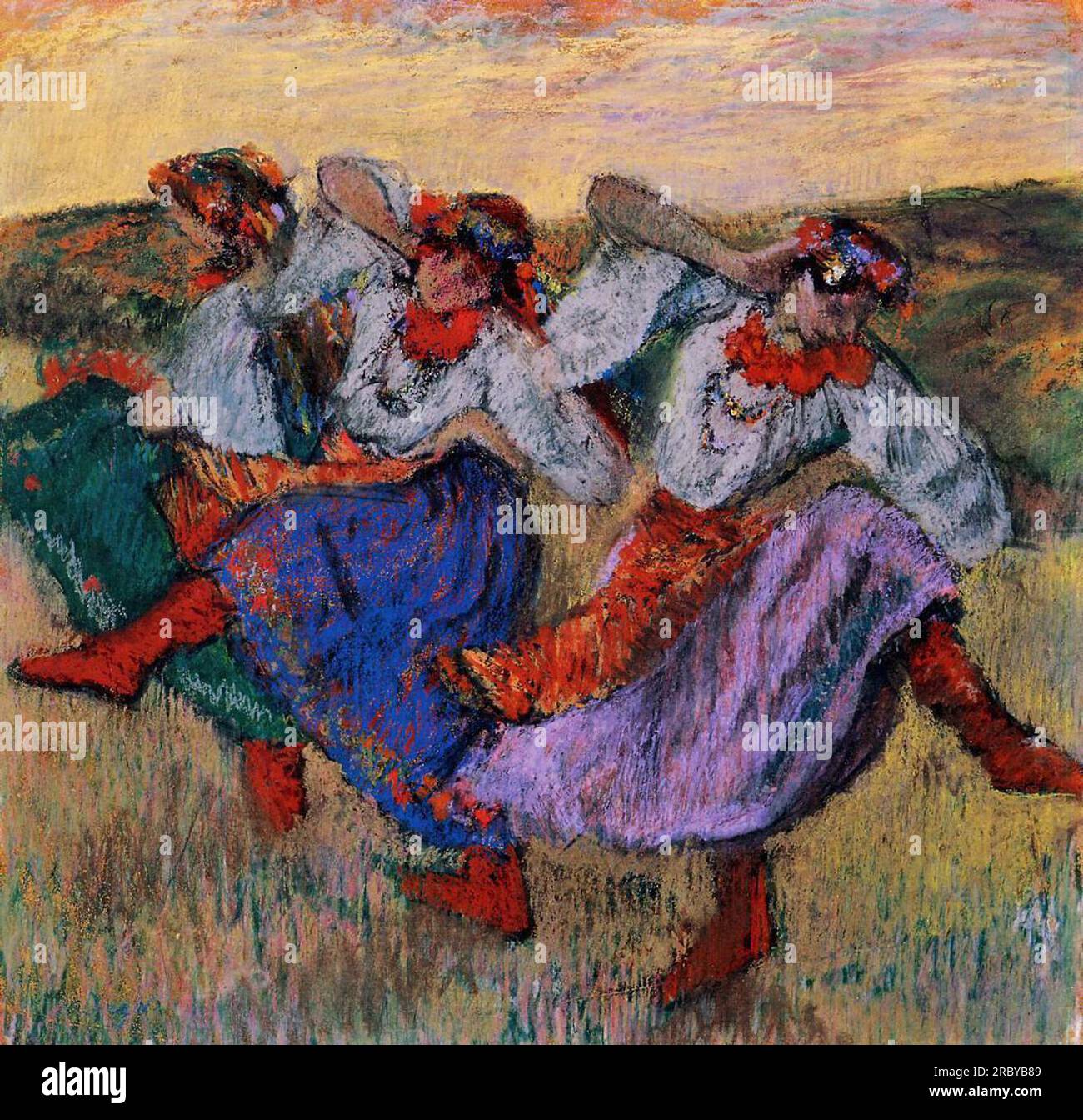 Ukrainian Dancers 1899 by Edgar Degas Stock Photo - Alamy
