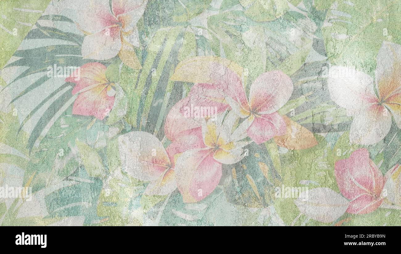 Tropical tile design. ceramic wall tiles, wallpaper and ...