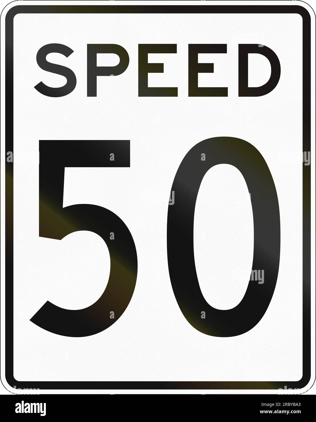 United States speed limit sign Stock Photo - Alamy