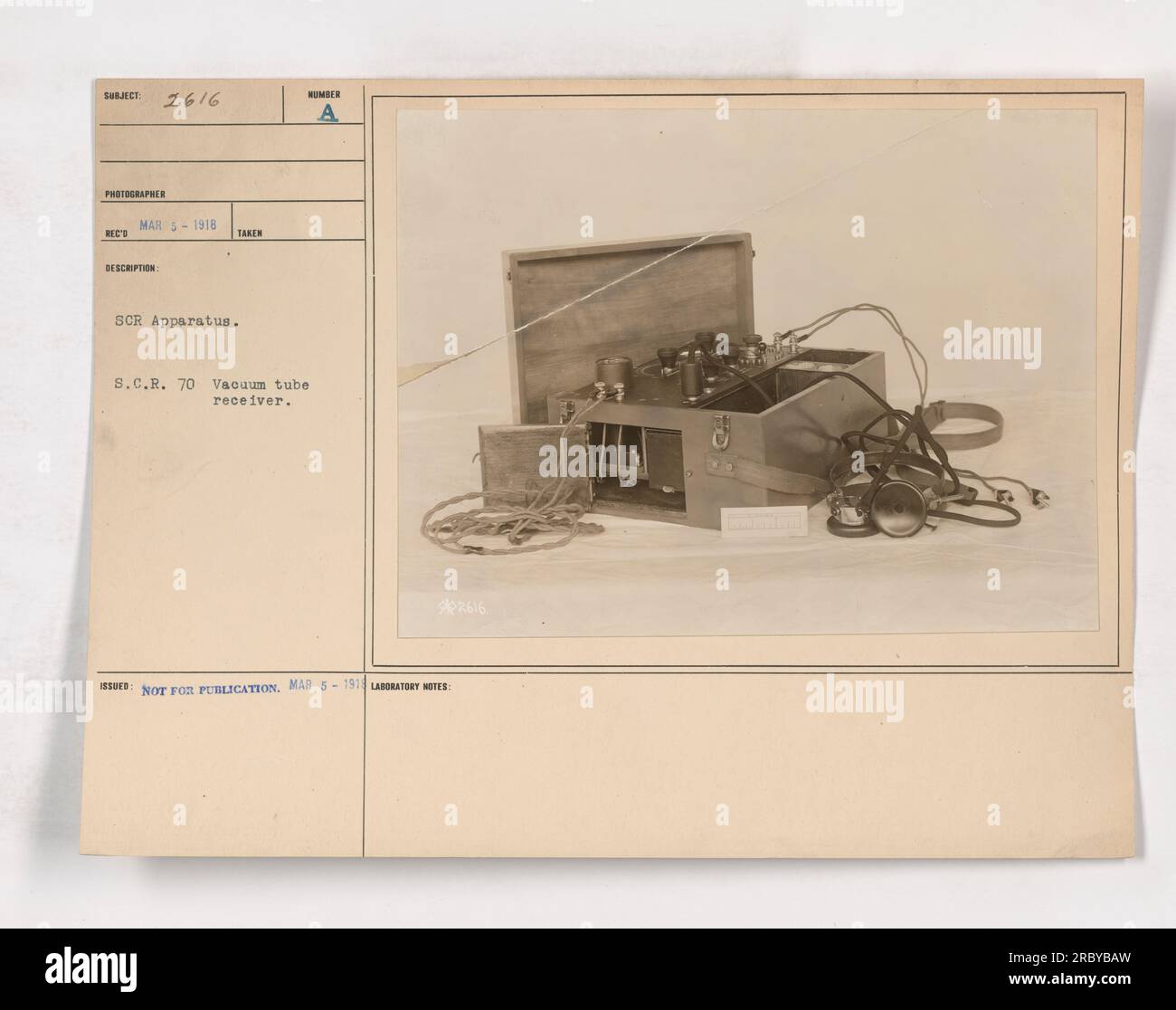 S c r 70 vacuum tube receiver hi-res stock photography and images - Alamy