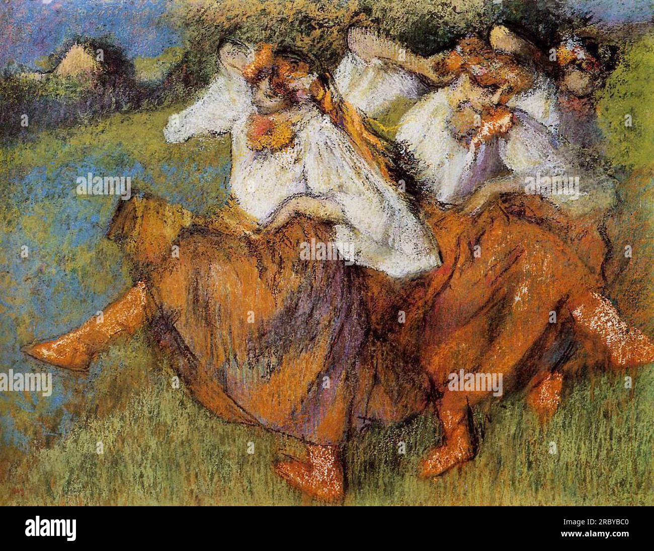 Ukrainian Dancers 1899 by Edgar Degas Stock Photo - Alamy