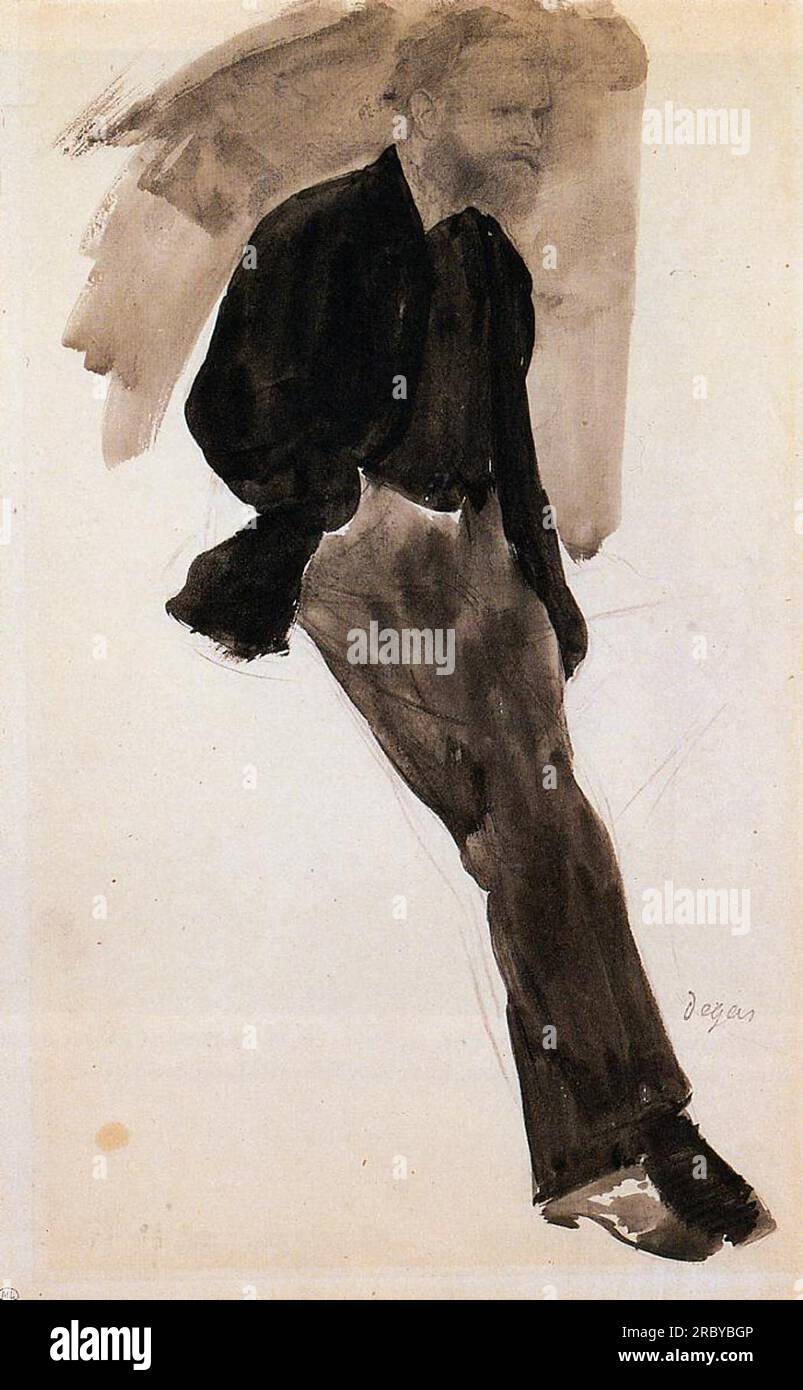Edouard Manet Standing 1868 by Edgar Degas Stock Photo - Alamy
