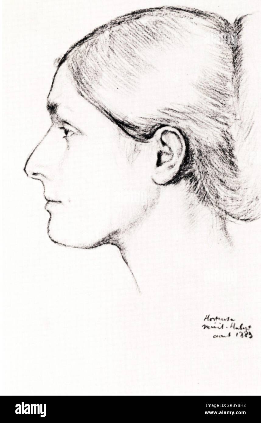 Mme Jacques Fourchy 1883 by Edgar Degas Stock Photo - Alamy