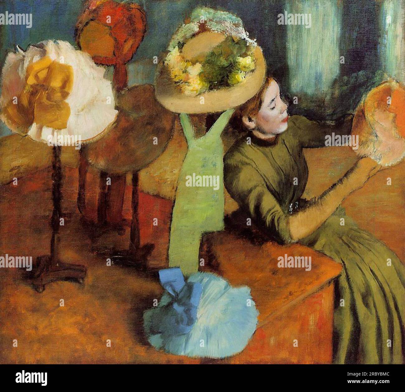 The Millinery Shop 1855 by Edgar Degas Stock Photo - Alamy