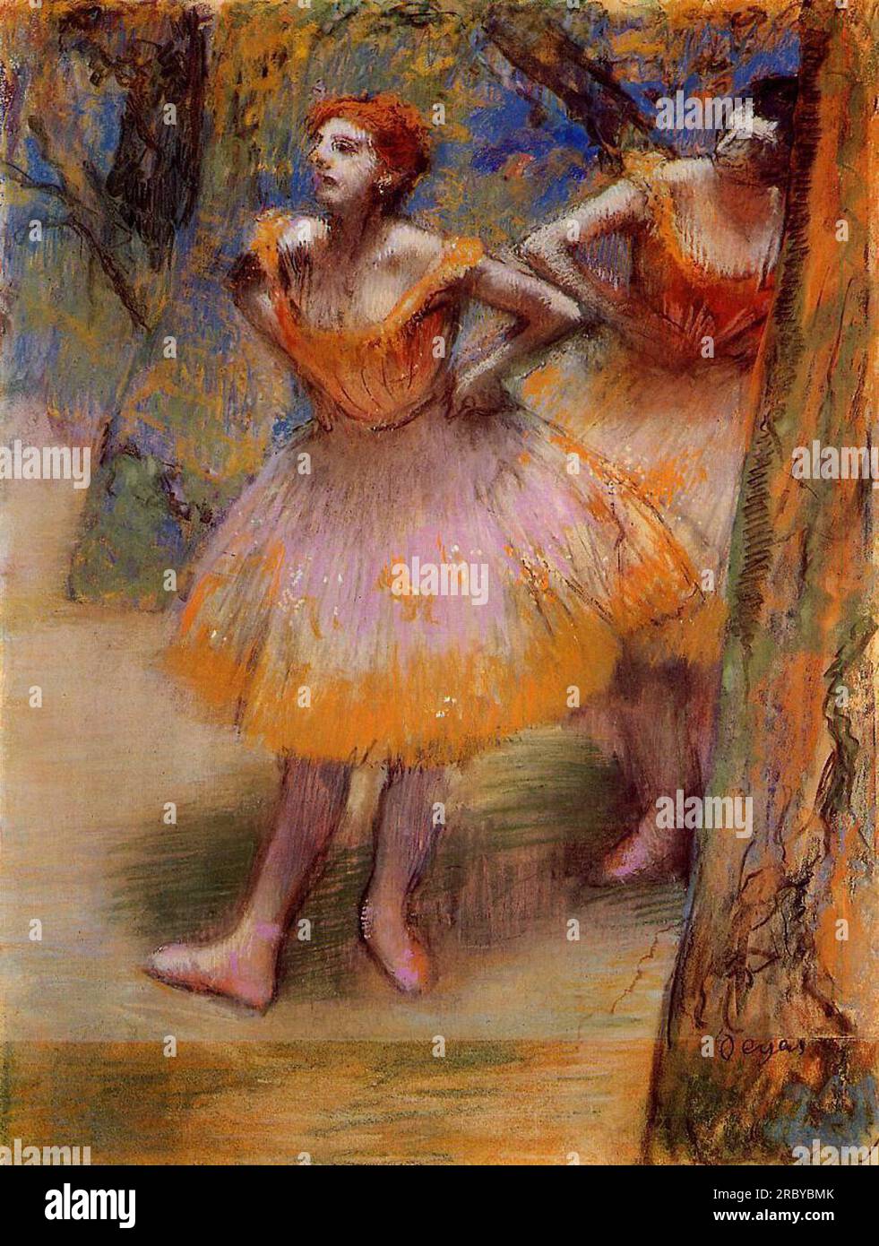 Two Dancers 1898 by Edgar Degas Stock Photo - Alamy