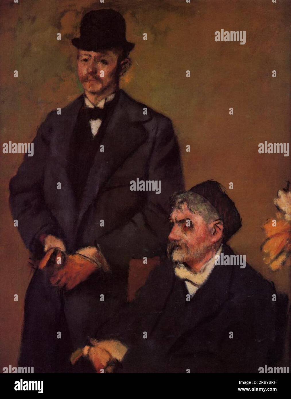 Henri Rouart and His Son Alexis 1898 by Edgar Degas Stock Photo - Alamy
