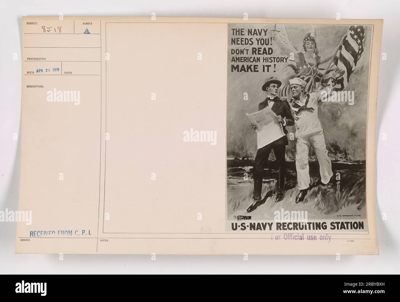 Navy recruitment slogans hi-res stock photography and images - Alamy