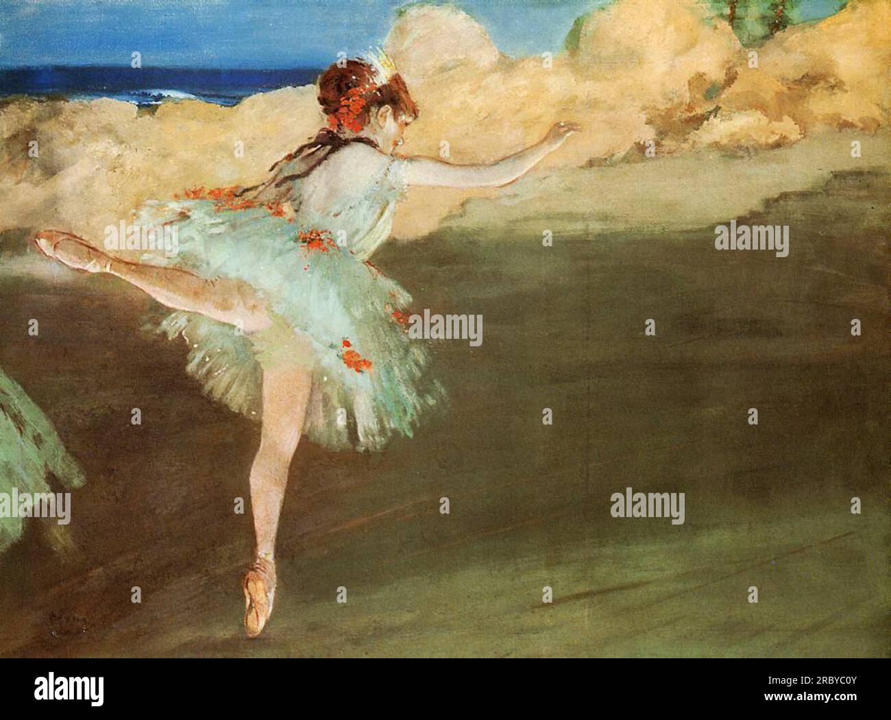The Star - Dancer on Pointe 1878 by Edgar Degas Stock Photo - Alamy