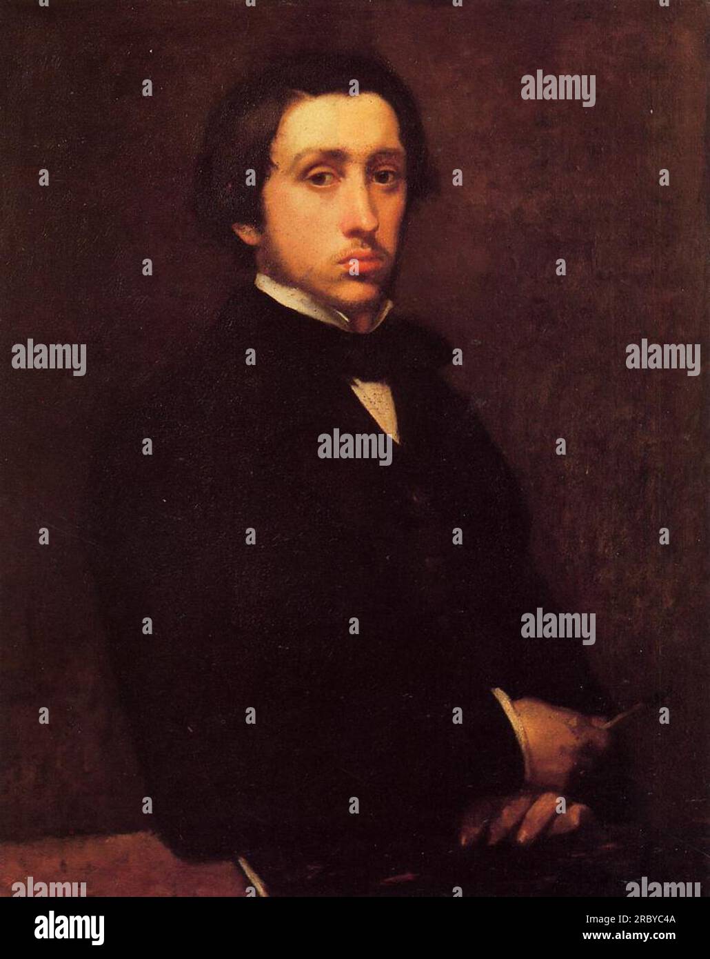 Self Portrait 1855 by Edgar Degas Stock Photo - Alamy