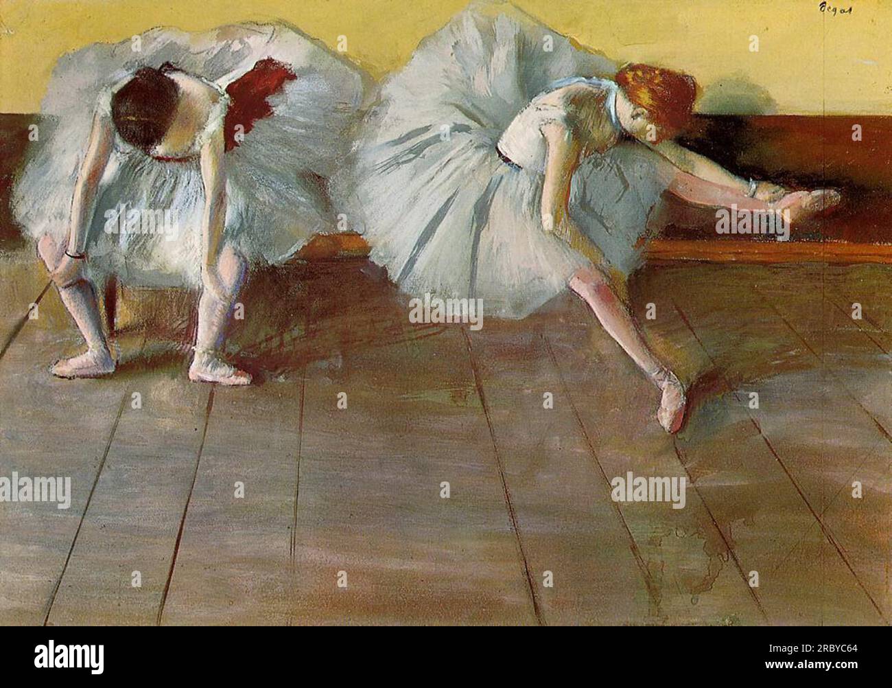 Two Ballet Dancers 1879 by Edgar Degas Stock Photo - Alamy
