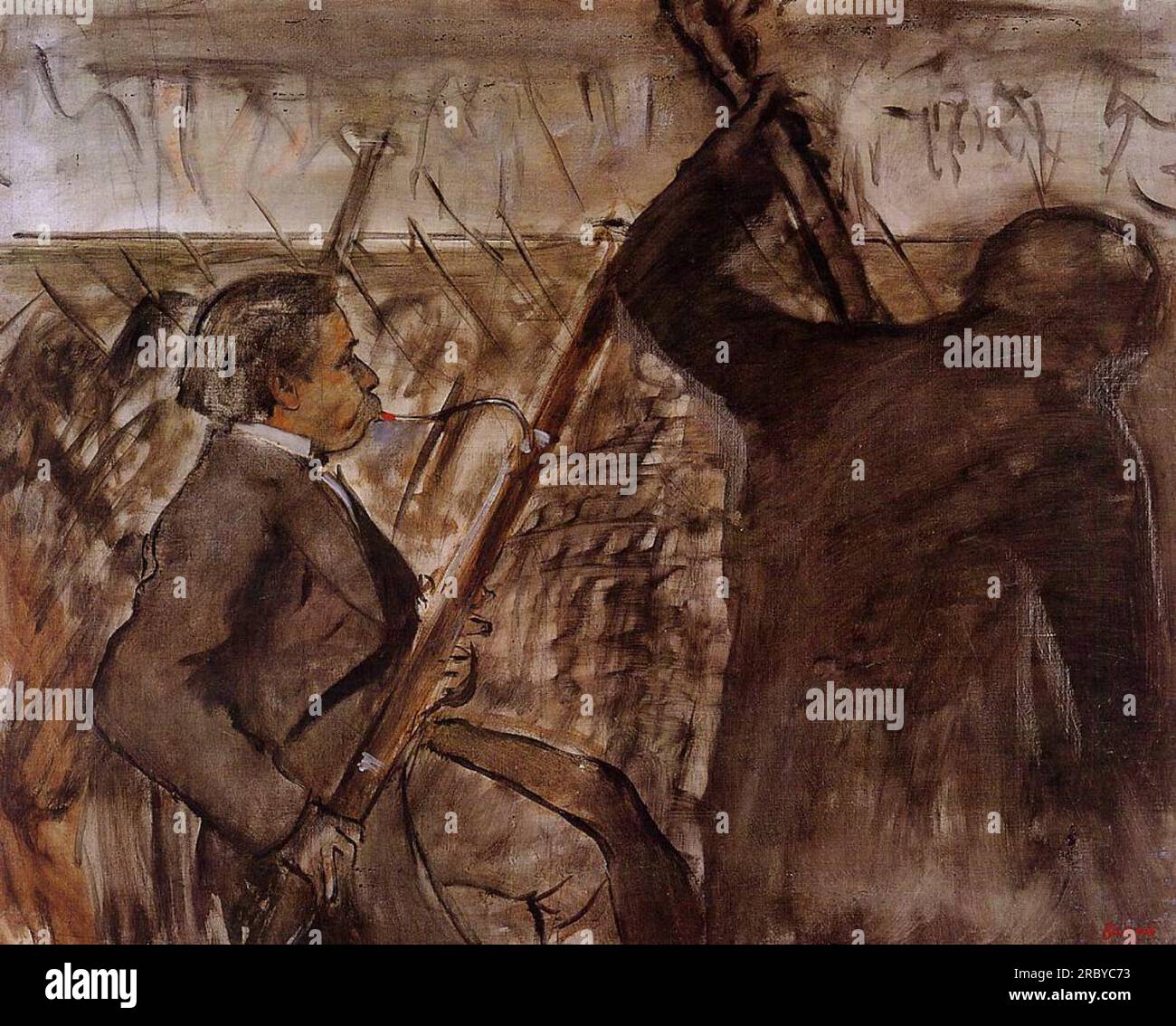 Orchestra musicians degas hi-res stock photography and images - Alamy