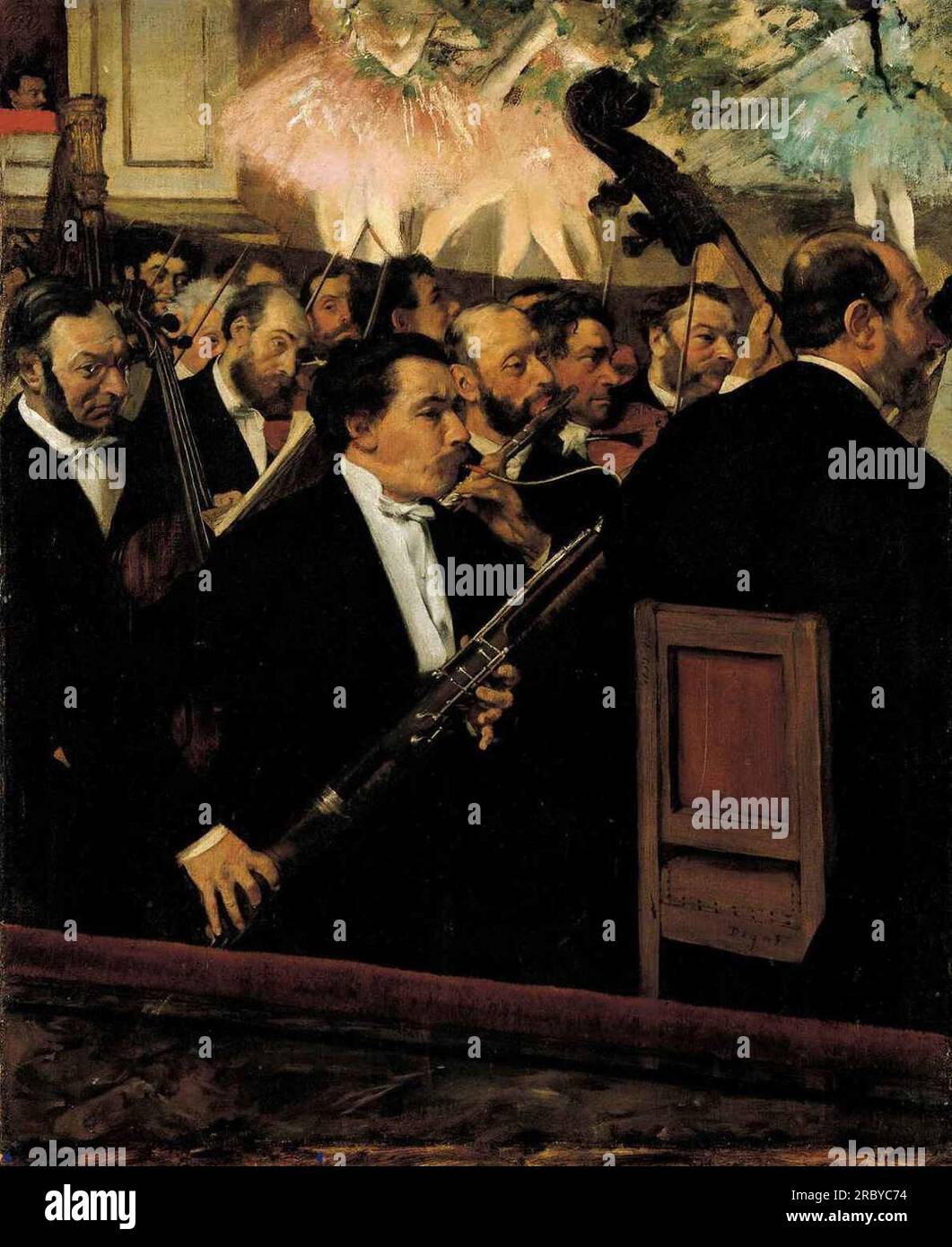 Orchestra of the Opera 1870 by Edgar Degas Stock Photo - Alamy