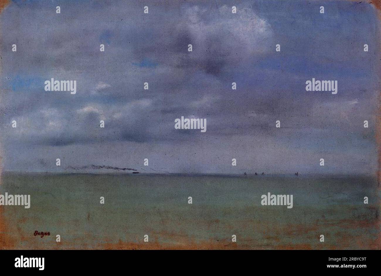 Seascape 1869 by Edgar Degas Stock Photo - Alamy