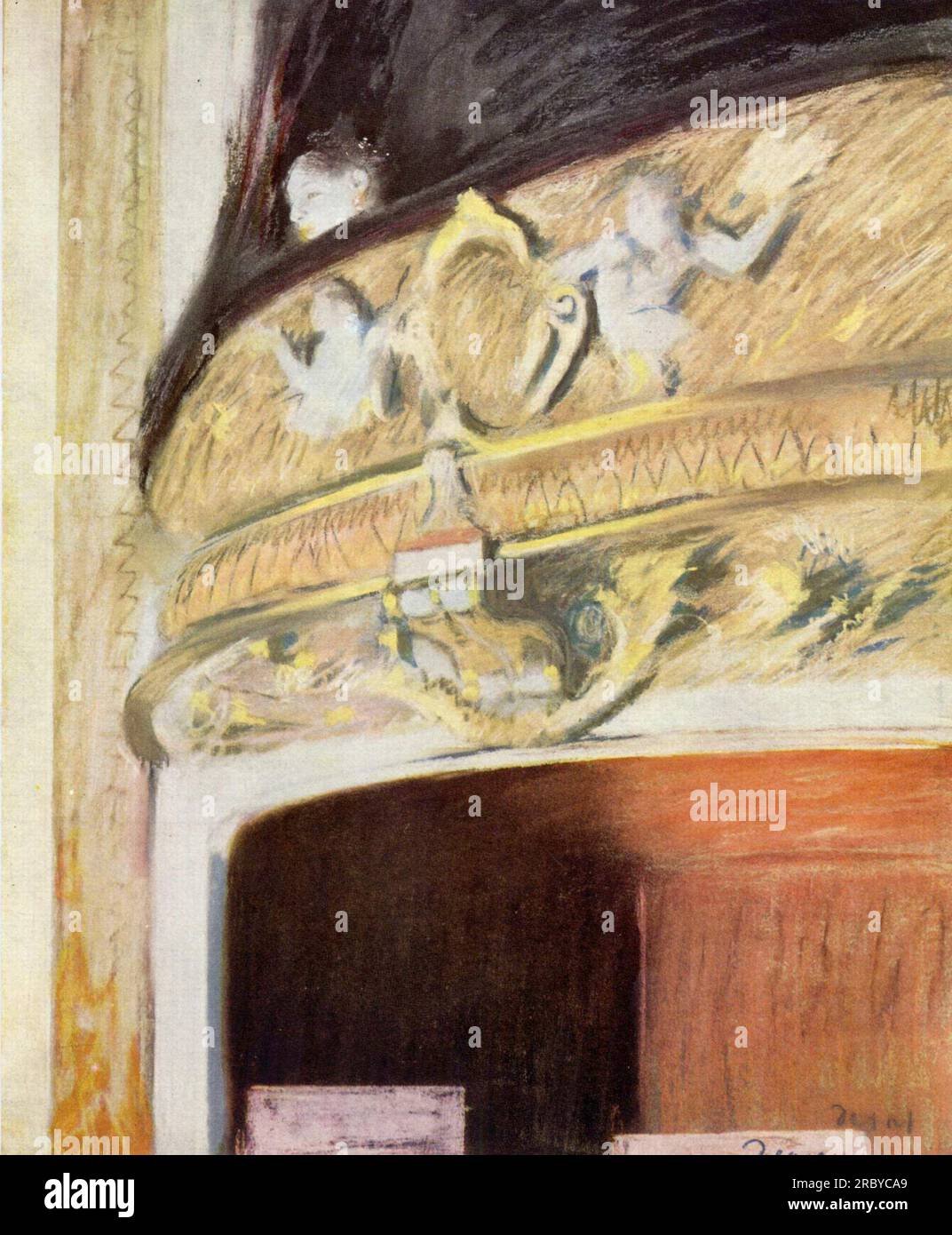 The Box at the Opera 1880 by Edgar Degas Stock Photo - Alamy