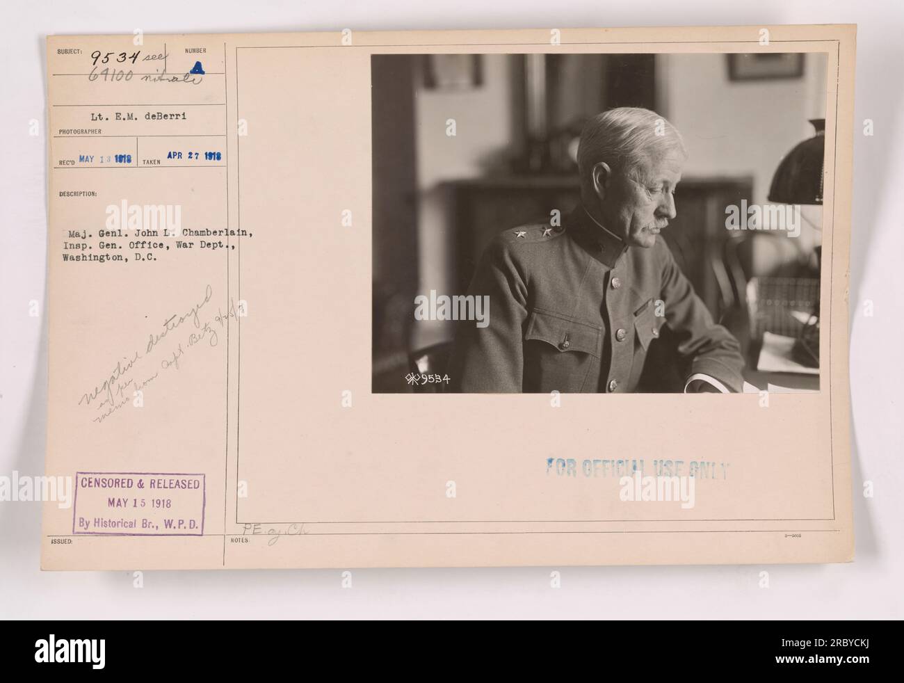 Major general john l chamberlain hi-res stock photography and images ...