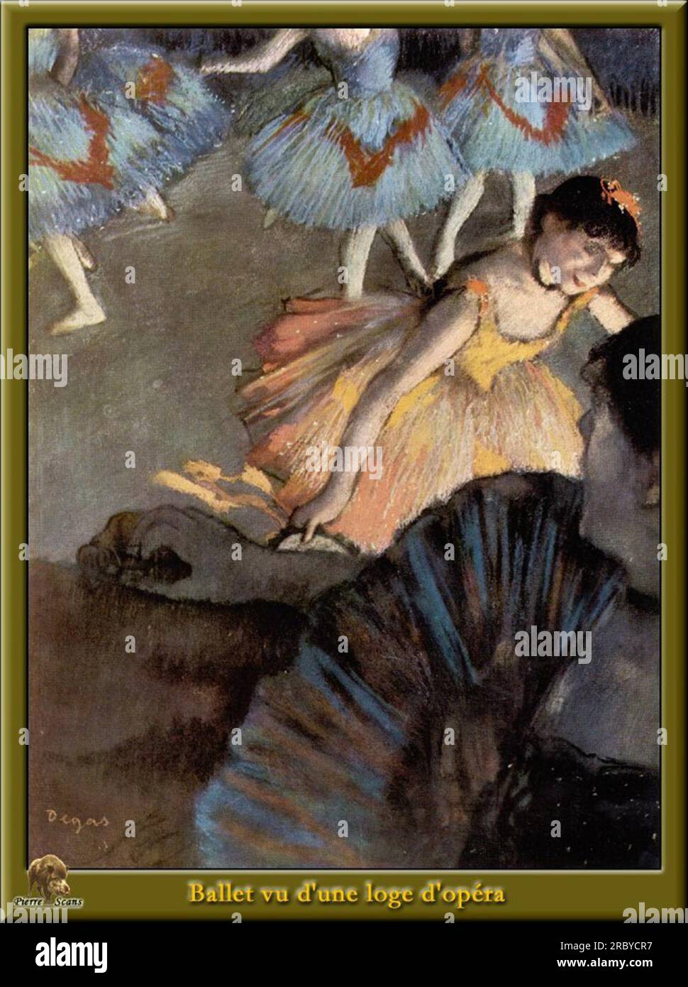 A Ballet Seen From The Opera Box 1885 by Edgar Degas Stock Photo - Alamy