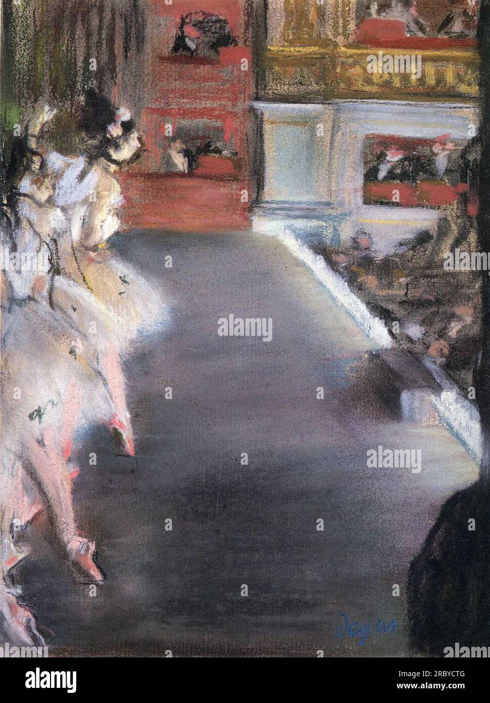 Dancers at the Old Opera House 1877 by Edgar Degas Stock Photo - Alamy