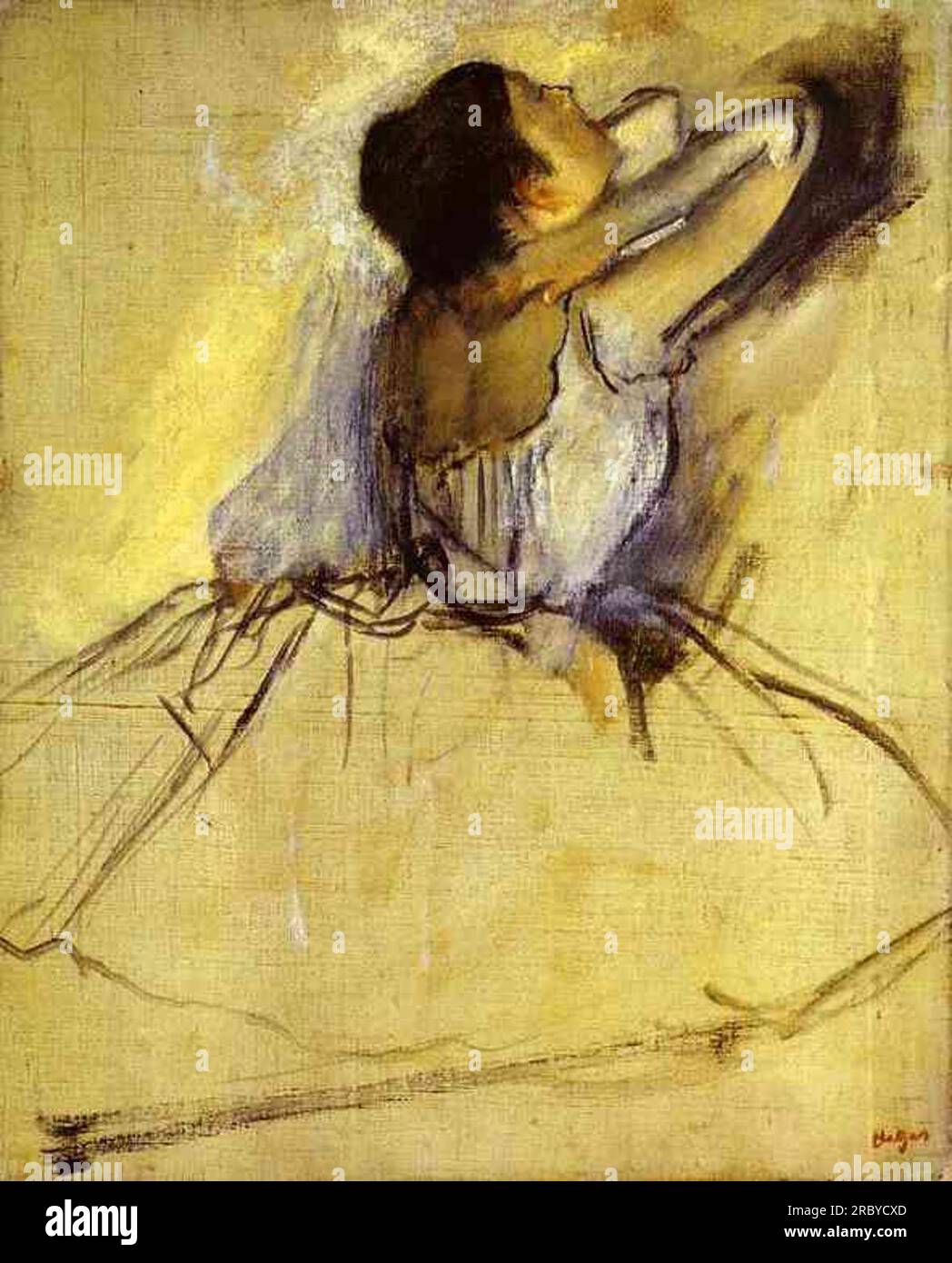 Dancer 1874 by Edgar Degas Stock Photo - Alamy